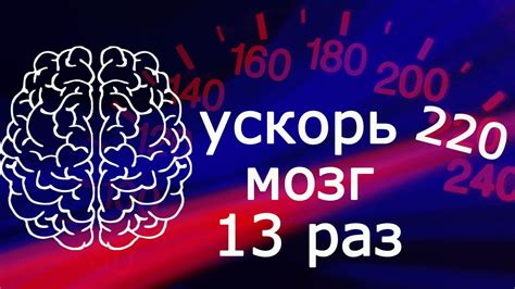 13 идей как ускорить работу мозга Как улучшить память и развить