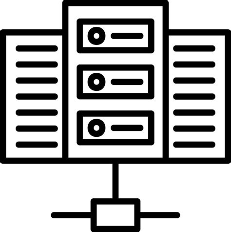 Server Vector Icon Design 16425148 Vector Art At Vecteezy