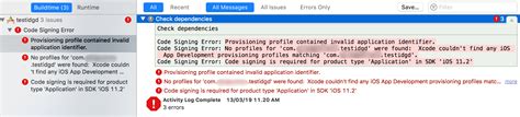 Iphone Xcodeios Provisioning Profile Contained Invalid Application