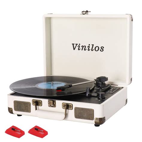 Record Player For Vinyl With Built In Speakers Bluetooth Output3 Speed