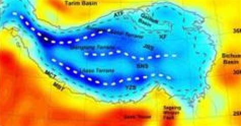 티베트고원 지각 맨틀 경계면 습곡구조 첫 확인