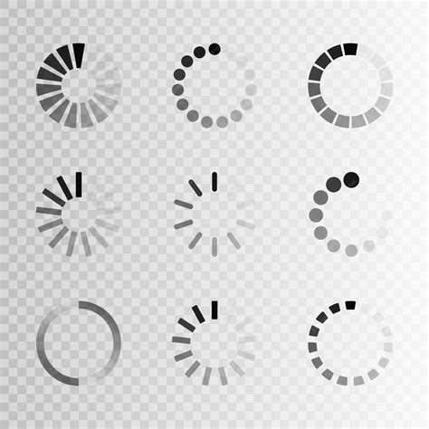 Premium Vector Super Set Different Load Icon Circle Website Buffer
