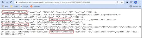 How To Run Informatica Cloud Taskflow As An Api Thinketl