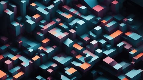 Premium Photo Abstract 3d Rendering Of Geometric Shapes