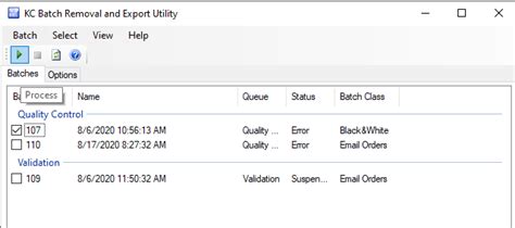 Batch Stuck In Progress
