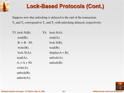 Ppt Chapter 16 Concurrency Control Powerpoint Presentation Free Download Id1831065