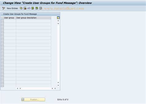 OFGR SAP Tcode Create User Groups