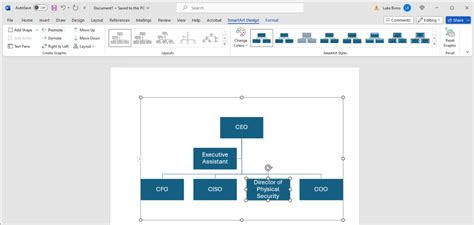How To Build An Org Chart In Microsoft Word Organimi