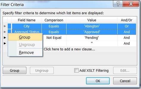 Compound Filtering In Data View Web Parts Dvwps With Sharepoint