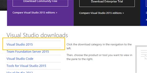 Installation How To Install Vs2015 Community Edition Offline Stack