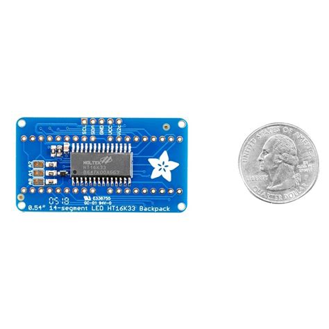 Adafruit 14 Segment Led Alphanumeric Backpack Australia