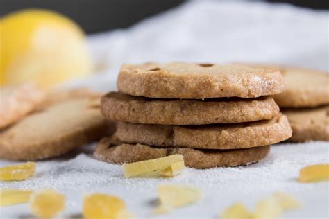 Lemon Ginger Butter Cookies Pass The Cookies