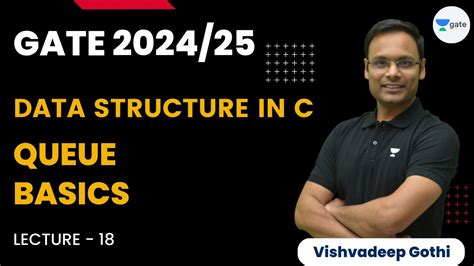 Queue Basics L18 Gate 202425 Data Structure C Vishvadeep Gothi