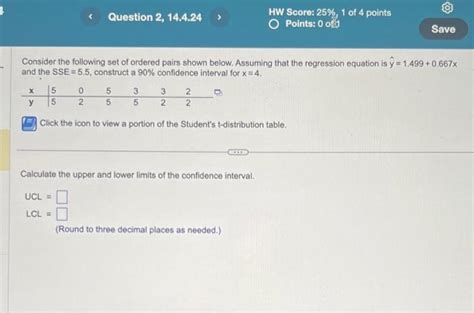 Solved Consider The Following Set Of Ordered Pairs Shown
