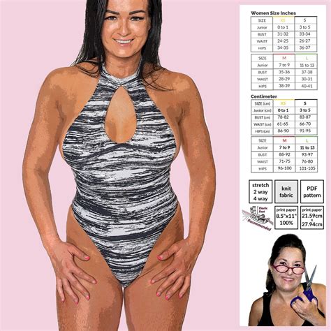 Keyhole Bodysuit Sewing Pattern Sew Skimpy