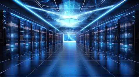 Premium Ai Image The Future Data Processing Center Leverages Quantum