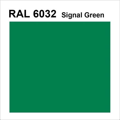 Topcoat Flowcoat Ral 6032 Signal Green From £1495