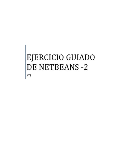 Aprende Java Netbeans Botones De Opcion Pdf Java Lenguaje De Programación Informática
