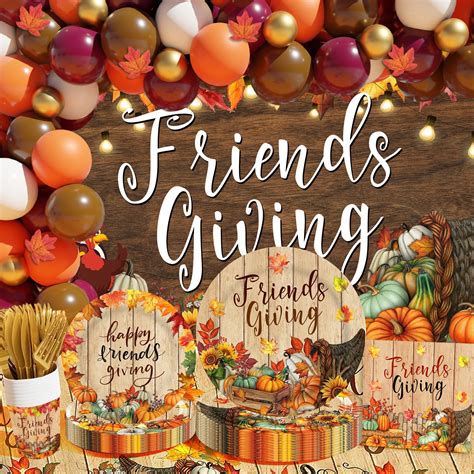 Friendsgiving Decorations321pcs Friendsgiving Party Decorations