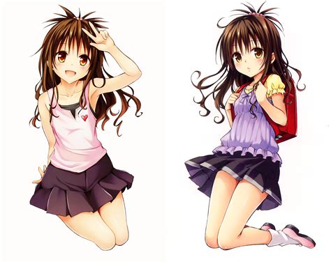 Blushing Smile Mikan Yuuki Hd Wallpaper From To Love Ru By Yabuki