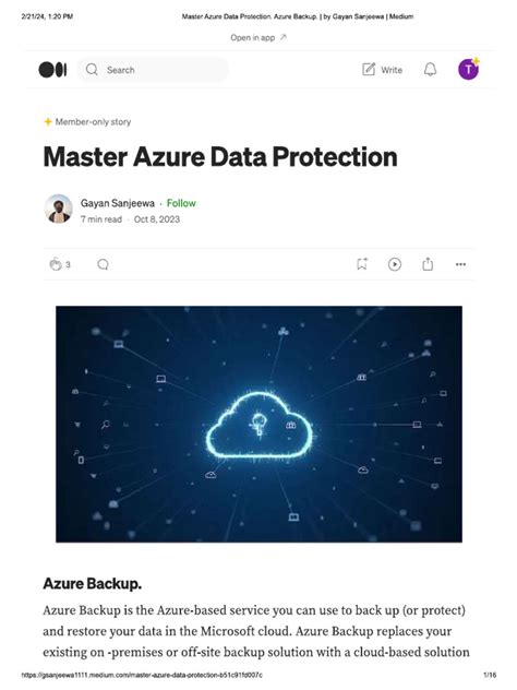 Master Azure Data Protection Pdf