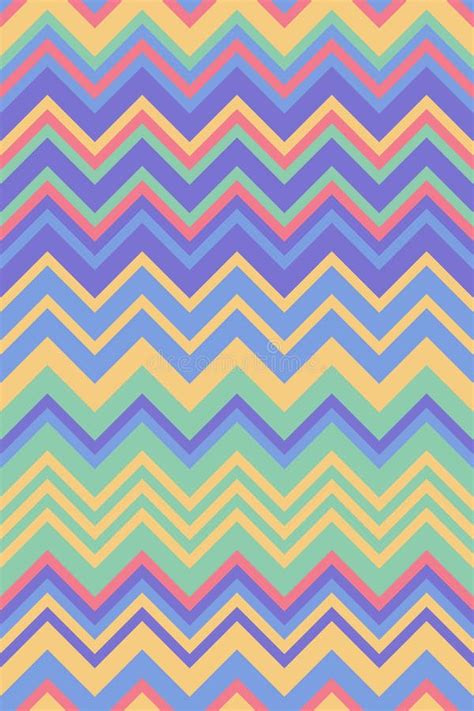 Colorful Herringbone Chevron Texture Zigzag Pattern Abstract Geometric Vector Seamless