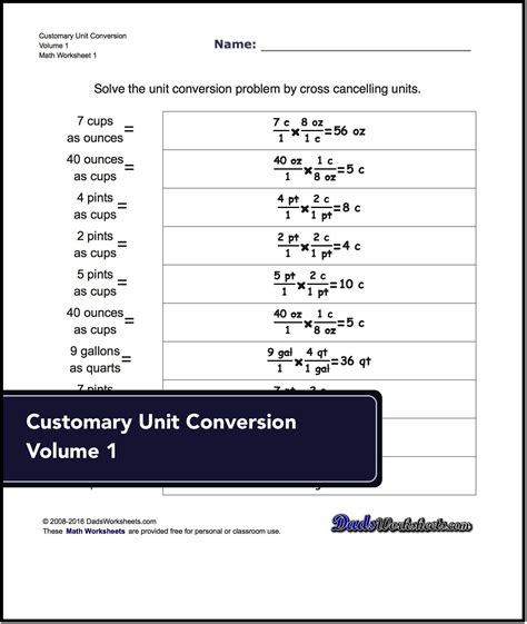 Algebra 1 Conversions Worksheet Writing Practice Worksheet
