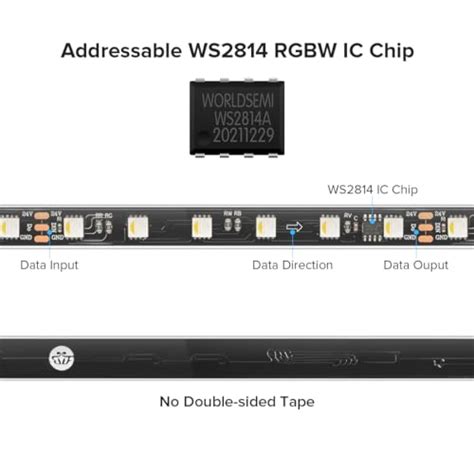 btf lighting ws2814 ic rgbw rgb warm white