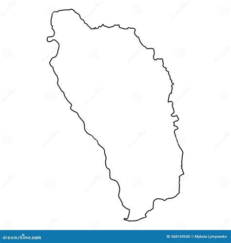 Map Of Dominica Cartoon Vector 305339693