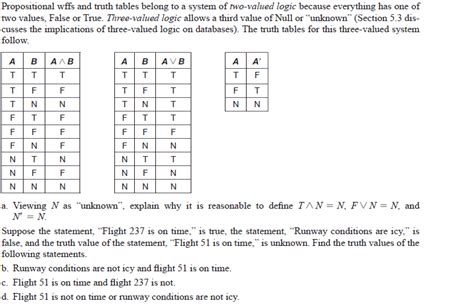 Answered Propositional Wffs And Truth Tables Bartleby