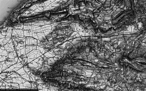 Historic Ordnance Survey Map Of Backwell 1898