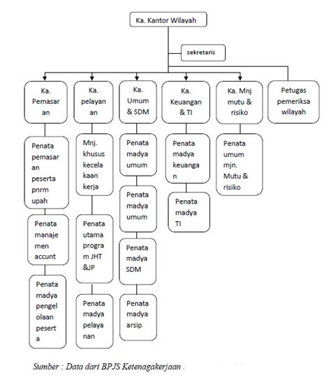 Struktur Organisasi Bpjs Ketenagakerjaan Id