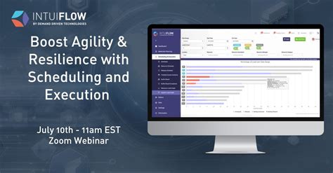 demand driven technologies on linkedin boost agility and resilience with scheduling and execution
