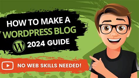 How To Make A Wordpress Blog 2024 [made Easy] Youtube