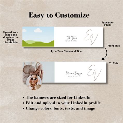 Linkedin Banner Canva Bundle Instant Download Professional Linkedin