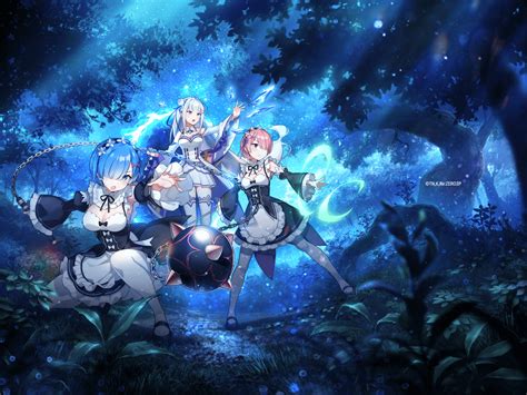 1920x1080 Rezero Rem Rezero Png Hd Wallpaper Rare Gallery
