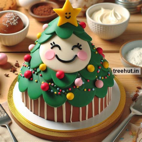 Christmas Tree Cake Decoration Ideas With Cake Decoration Techniques