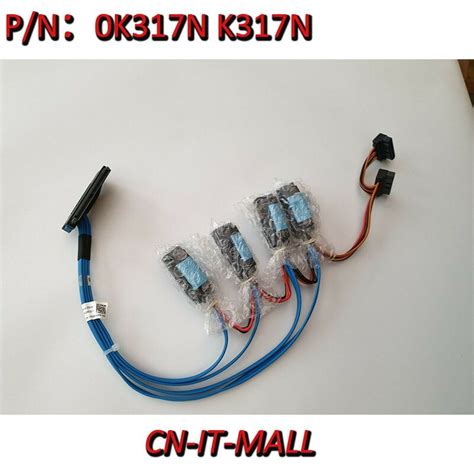 Server Sas Sata Data Hdd Cable Assembly 0k317n K317n R0231