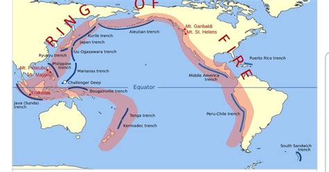 Geography Volcanoes Erupt Across Asia