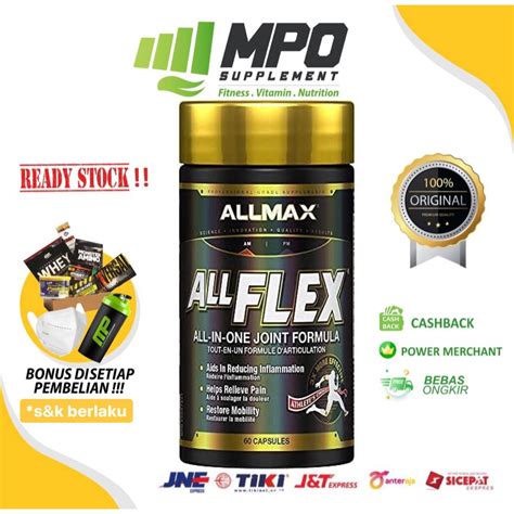 Jual Allmax Allflex 60 Caps Allmax Nutrition Allflex All Flex Joint Support Allmax Advanced