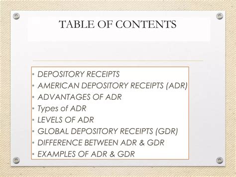 Adr And Gdr Complete Introduction And Information Pdf