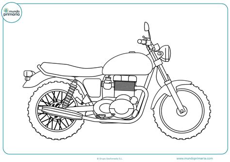 Dibujos De Motos Para Colorear 【imprimir Y Pintar】