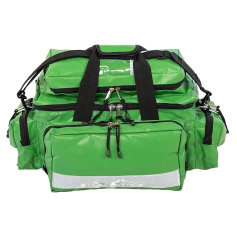Pr6gwd Empty Paramedic Trauma Holdall Green Large Medikit