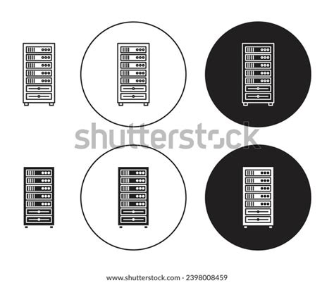 Server Rack Vector Illustration Set Server Stock Vector Royalty Free 2398008459 Shutterstock
