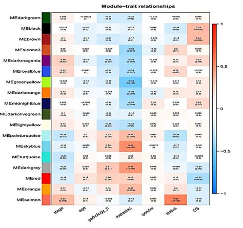 Identifying Modules Related To Clinical Traits A Dendrogram Showing Download Scientific