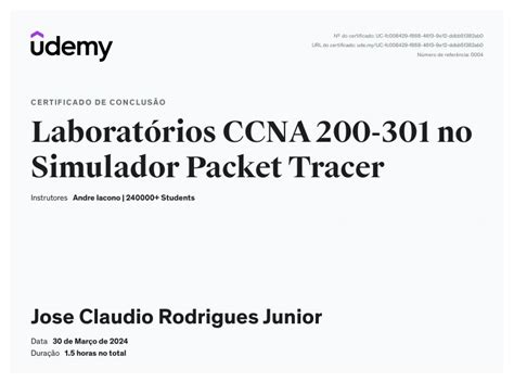 Ccna Networking Packettracer Itskills Careergrowth Cláudio Rodrigues