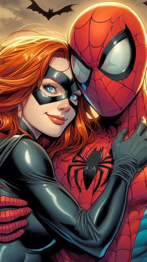 Batgirl X Spider Man By Loki 667 On Deviantart