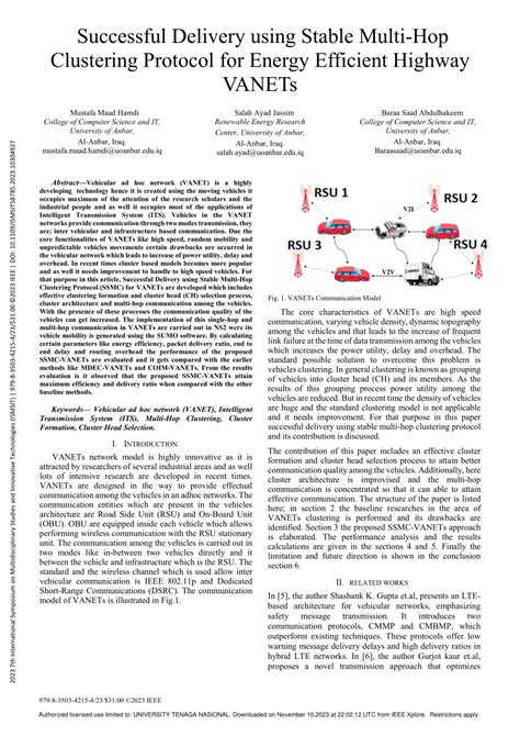 Pdf Successful Delivery Using Stable Multi Hop Clustering Protocol