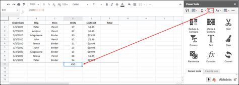 Autosum Function In Google Sheets Prolific Oaktree