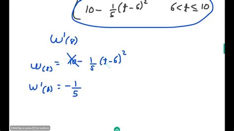 Solved Ap Calculus Ab Test Booklet Unit Progress Check Frq Part B